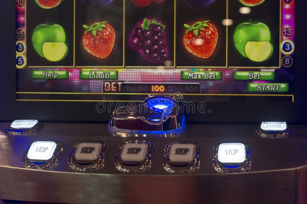 Insert coin slot machine editorial image. Image of luck - 102657750