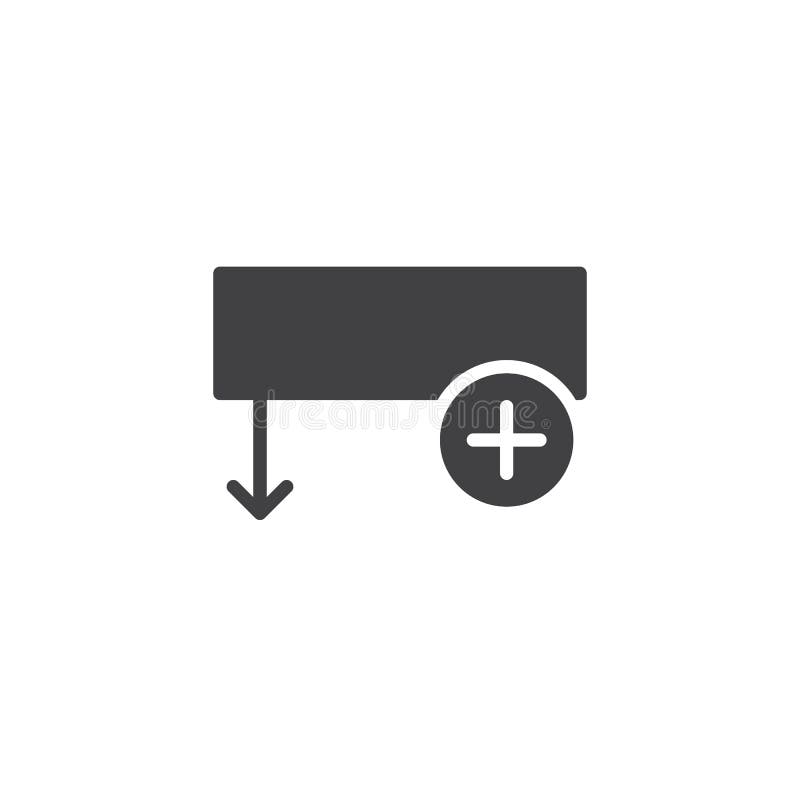 Insert Column Row Icon Vector Stock Vector - Illustration of button ... Insert Column Row Icon Vector Stock Vector - Illustration of button ...