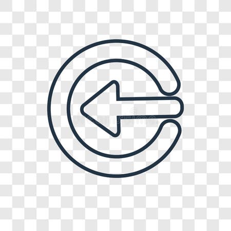 Insert Concept Vector Linear Icon Isolated on Transparent Background ...