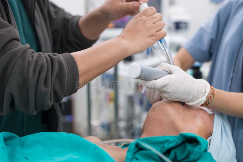 Insert Double Lumen Endotracheal Tube Stock Photo - Image of equipment ...