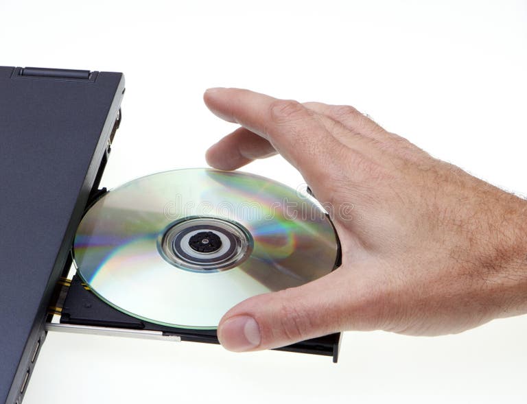 Insert DVD/CD-ROM stock photo. Image of music, recordable - 19702292