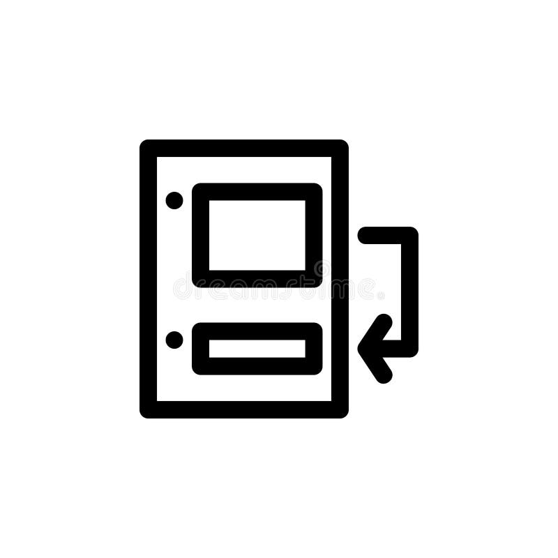 Insert Endnote Icon stock vector. Illustration of insert - 181806700