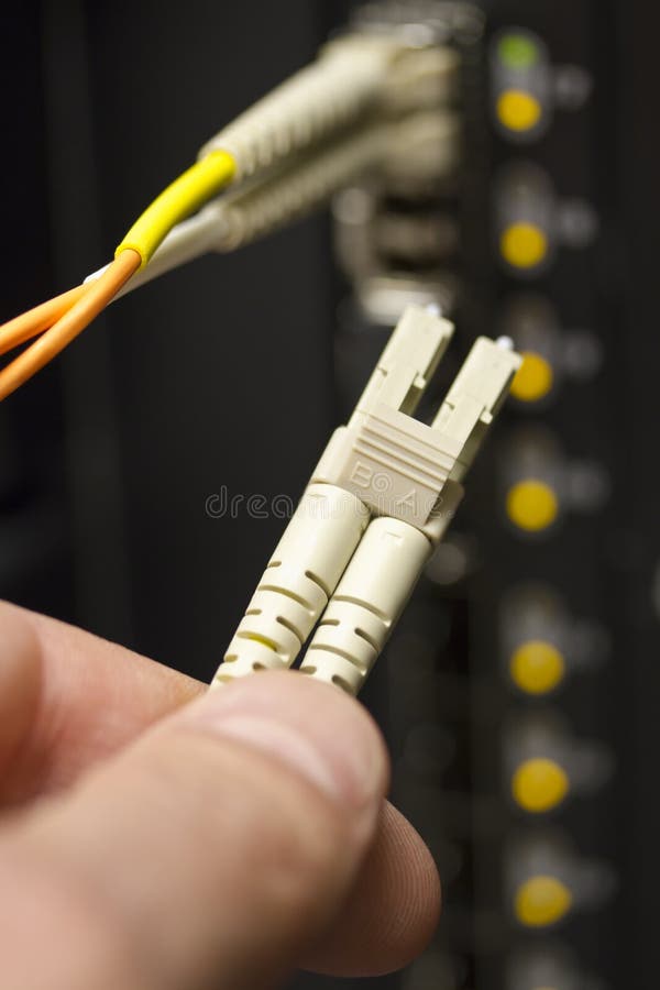 Insert Fiber Cable stock image. Image of technology, node - 29553755