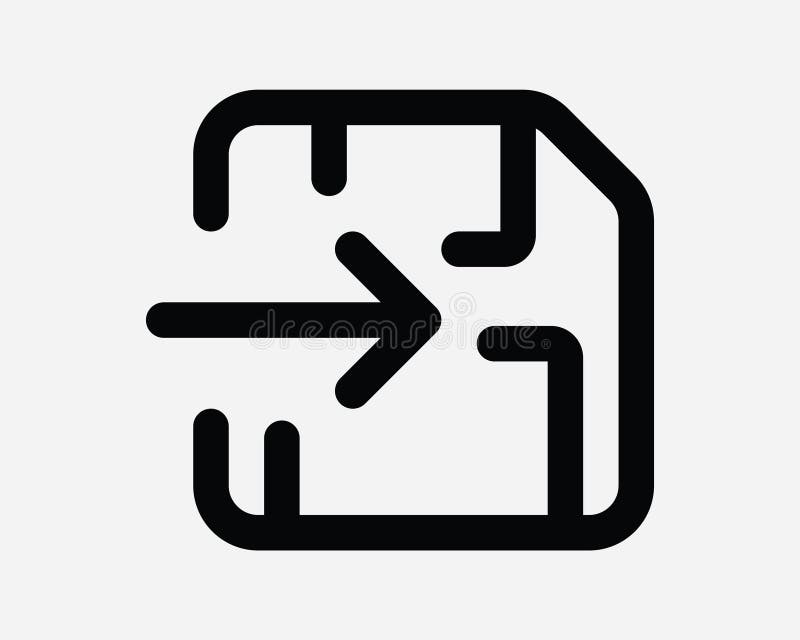 Insert Floppy Disk with Arrow Direction Point Pointing Location in Push ...