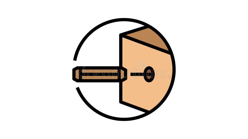 Insert Furniture Dowel Assembly Furniture Color Icon Animation Stock ... Insert Furniture Dowel Assembly Furniture Color Icon Animation Stock ...