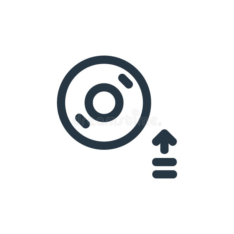 Insert Disc Icon. Perfect for Application, Web, Logo and Presentation ...