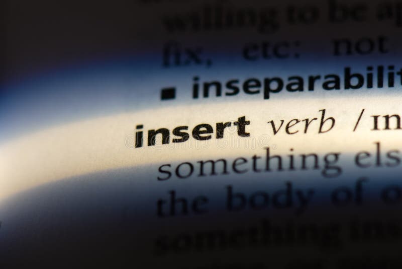 Insert stock image. Image of writing, isolated, book - 126531353