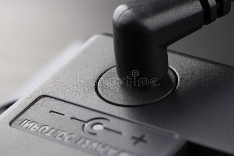 Inserted Black 12 Volt Adapter Plug Stock Photo - Image of automobile ...