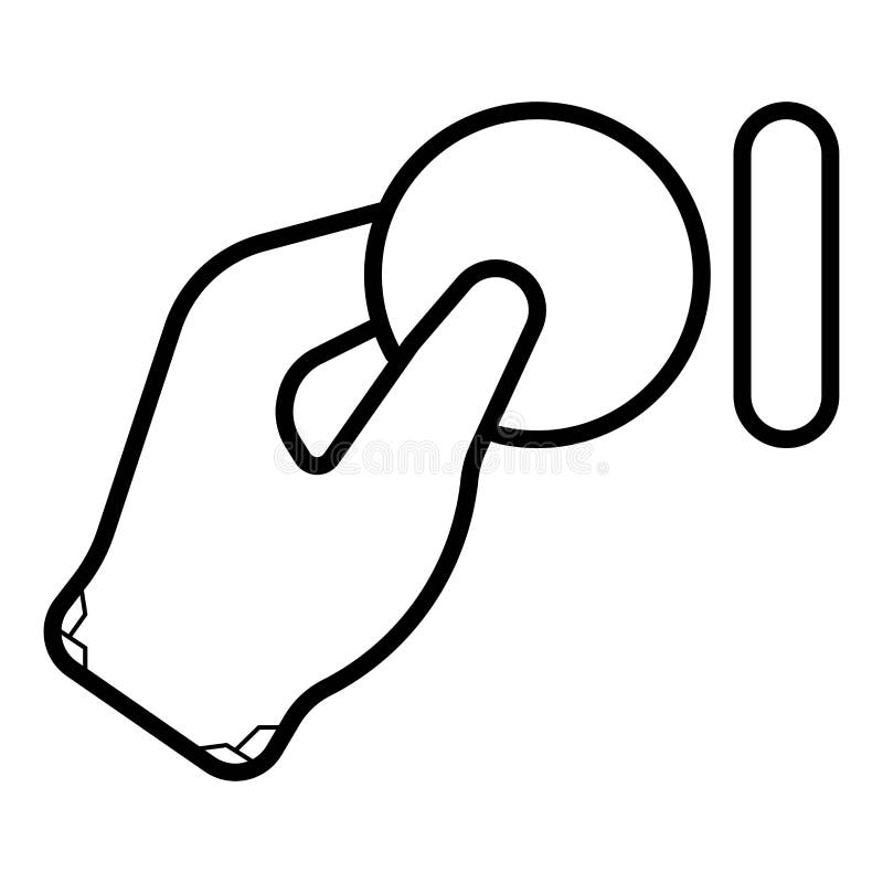 Inserting Coin Slot Machine Icon Stock Illustrations – 256 Inserting ...