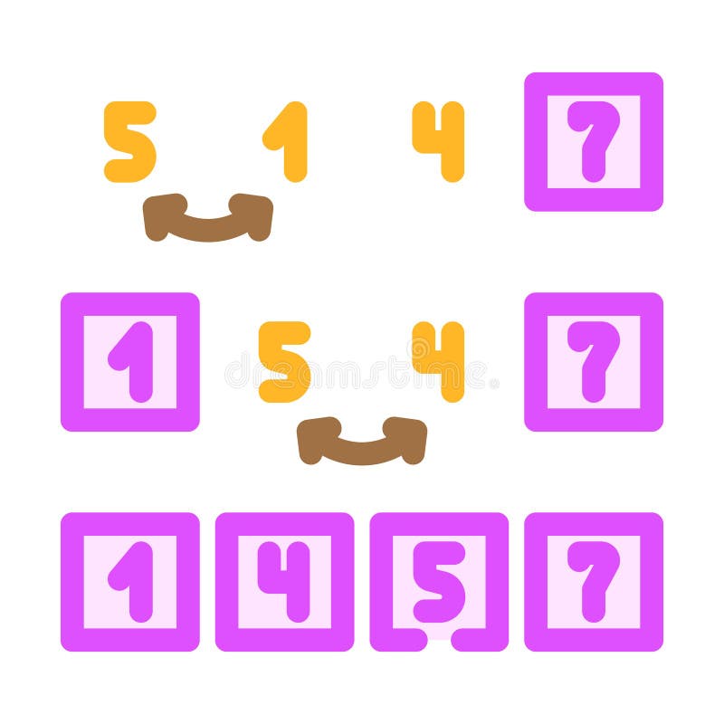 Insertion Sort Algorithm Icon Doodle Illustration Stock Vector - Illustration of science ...