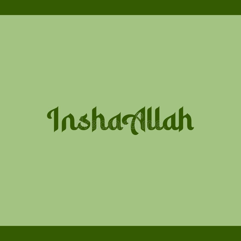 Inshaallah Stock Illustrations – 8 Inshaallah Stock Illustrations ...