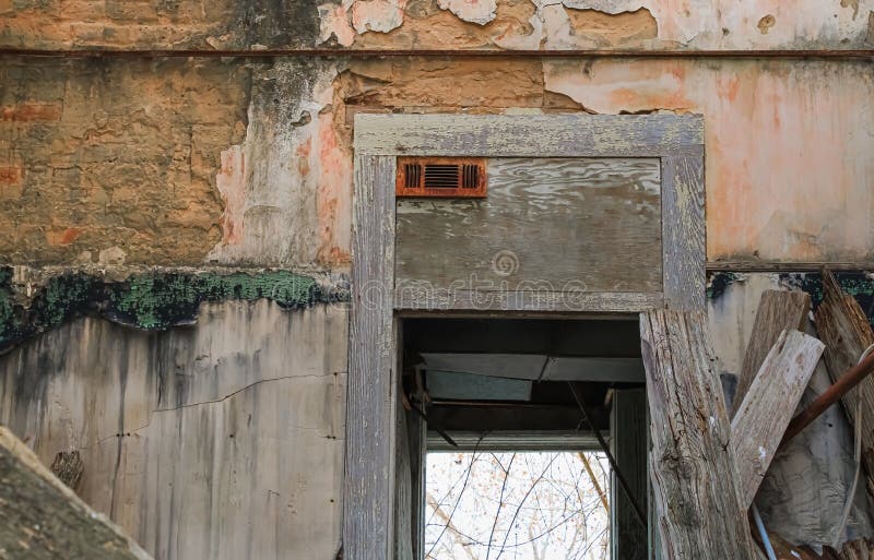 Abandoned Rusty Vent stock image. Image of architecture - 266922585