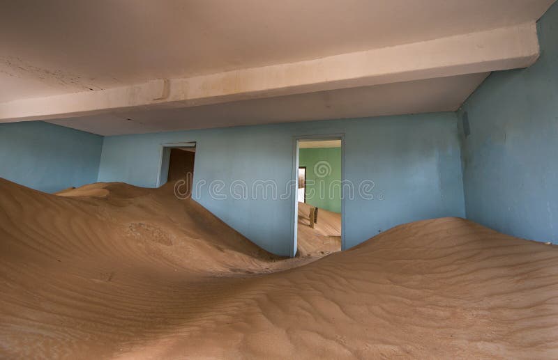Inside Abandoned House in a Desert Stock Image - Image of haunted ...