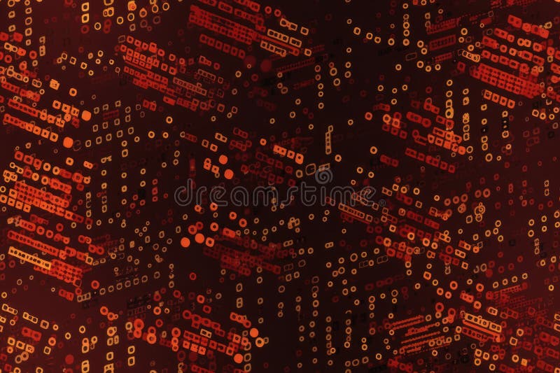 Inside of the Abstract Programming Code. Beautiful Seamless Pattern ...