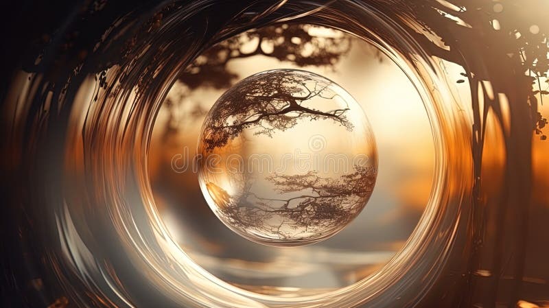 Inside the Abstraction with a Transparent Element that Opens the Inner ...