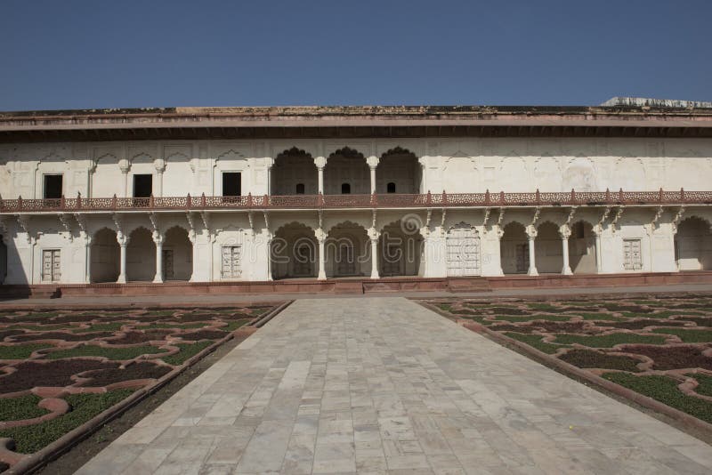 Inside Agra Fort. India stock image. Image of fortaleza - 64928409
