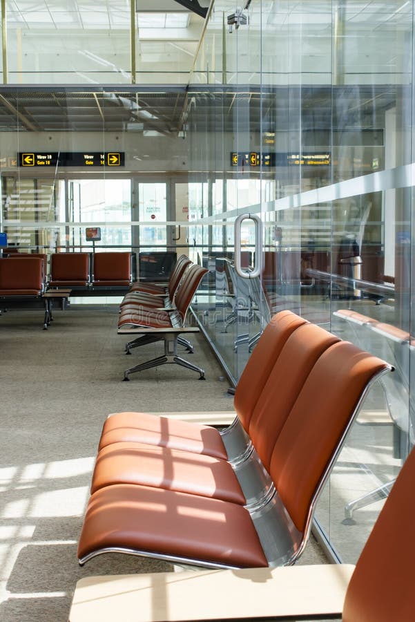 Inside Airport - Airport Seating Stock Image - Image of arrival, decor ...
