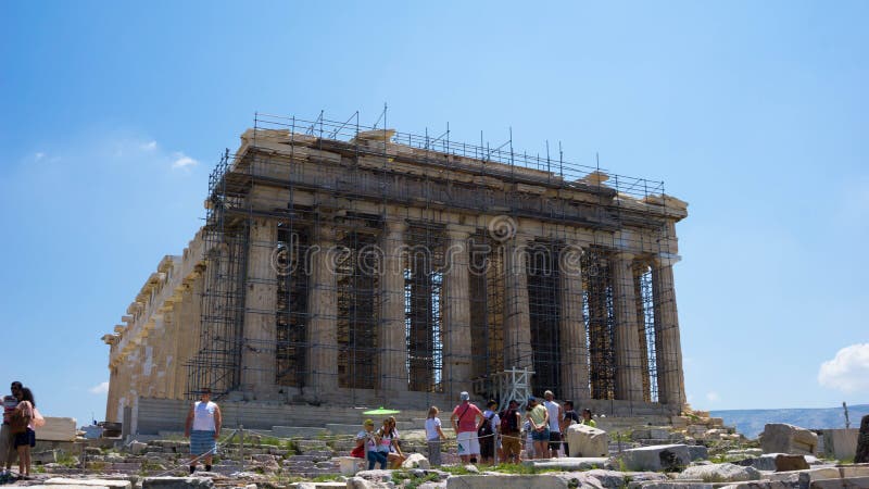 ATHENS GREECE - Akropolis Building Editorial Image - Image of column ...