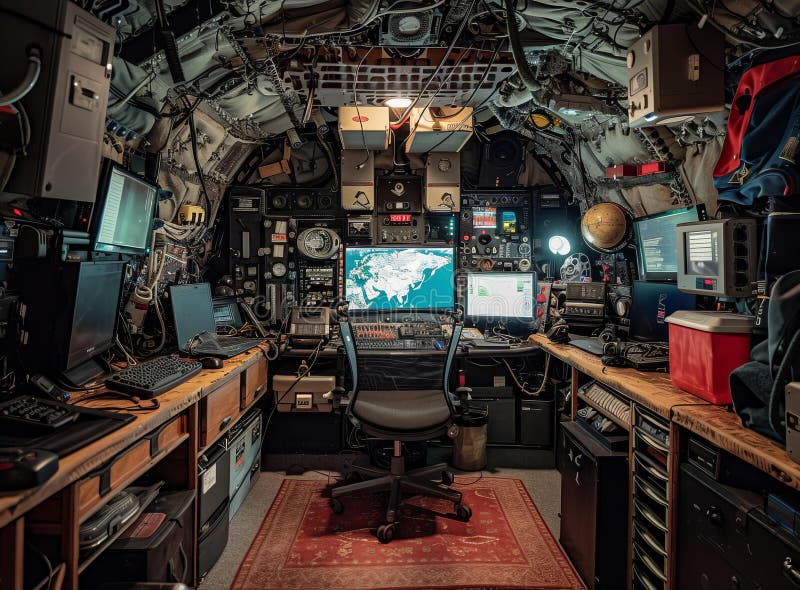 Inside the Amazing Submarine Communication Room Generated Using AI ...