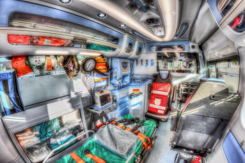 Inside an ambulance car stock image. Image of pressure - 100681289