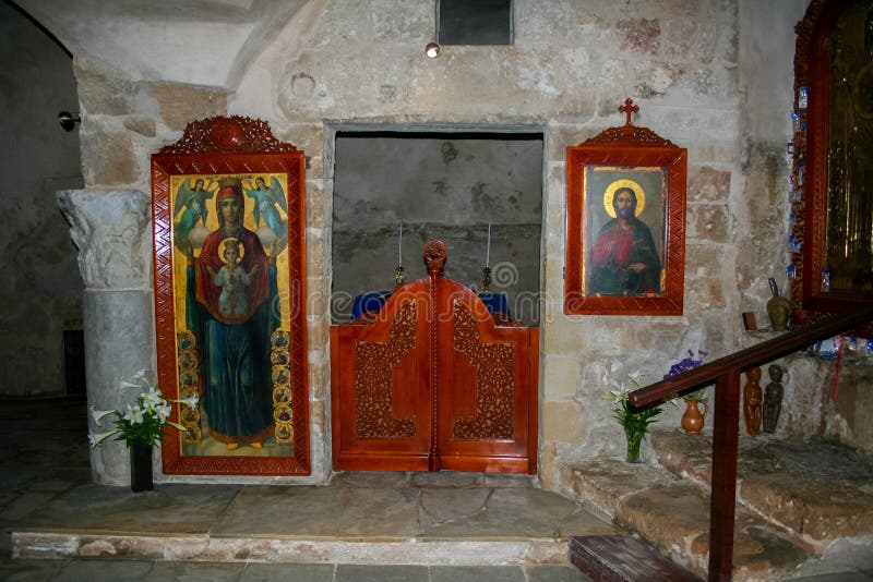 Inside an Ancient Church stock photo. Image of monastery - 56132256