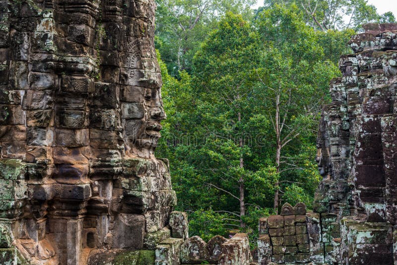 Inside Angkor Wat stock photo. Image of thom, prasat - 57987700