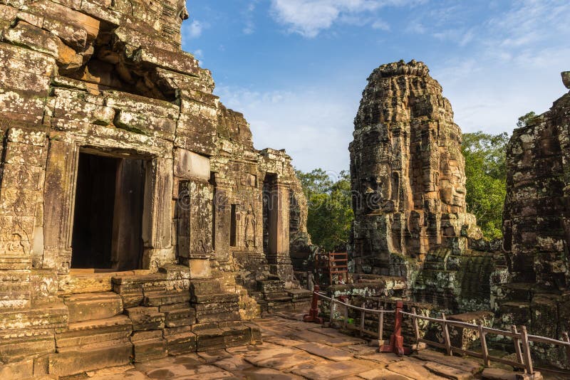 Inside Angkor Wat stock image. Image of bayon, landmark - 57987697