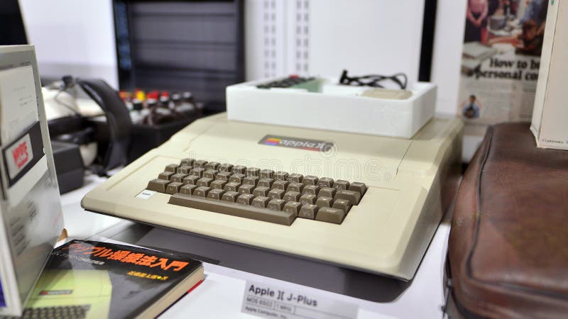 Warsaw, Poland. 10 February 2023. Inside the Apple Museum. Apple II J ...