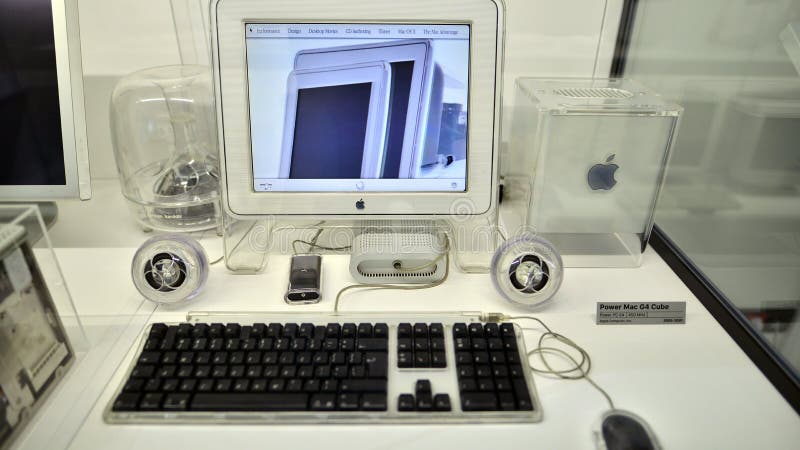 Warsaw, Poland. 10 February 2023. Inside the Apple Museum. Power Mac G4 ...