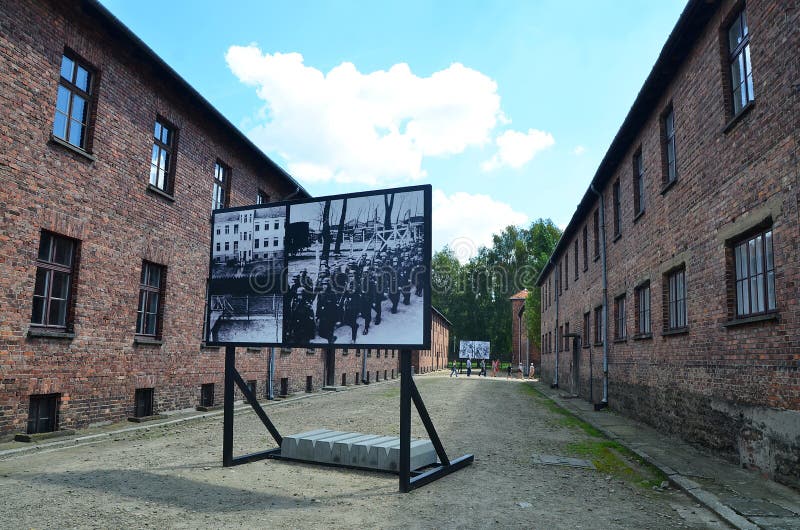 Inside of Auschwitz Concentration Camp Editorial Stock Photo - Image of ...