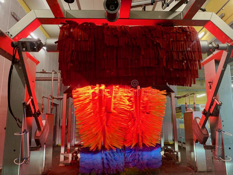 Inside a Automatic Car Wash. Stock Photo - Image of auto, europe: 131661376