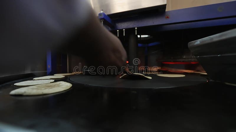 Inside the Automatic Machine a Close Up of the Chapati Making Process ...