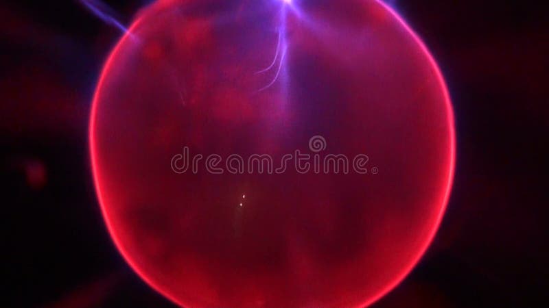 Inside the ball lightning stock footage. Video of shine - 89376708