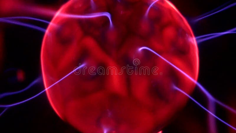 Inside the ball lightning stock footage. Video of shine - 89376708