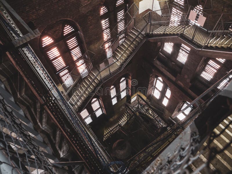 Inside Bell Tower of the Marienkirche in Gdansk Stock Photo - Image of ...