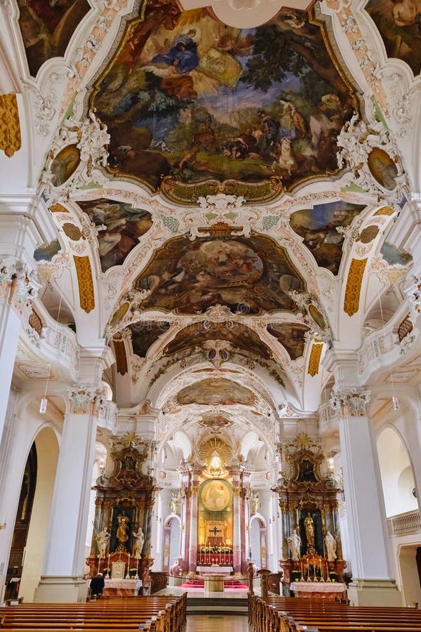 Inside the Benedictine Archabbey, Beuron, Upper Danube Nature Park ...