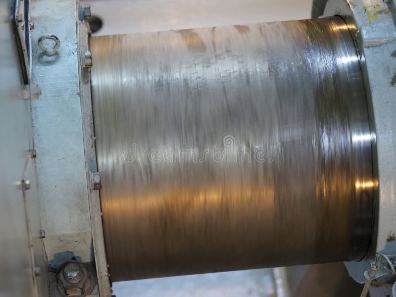 Inside a Big Engine Room in Na Container Ship Stock Photo - Image of ...
