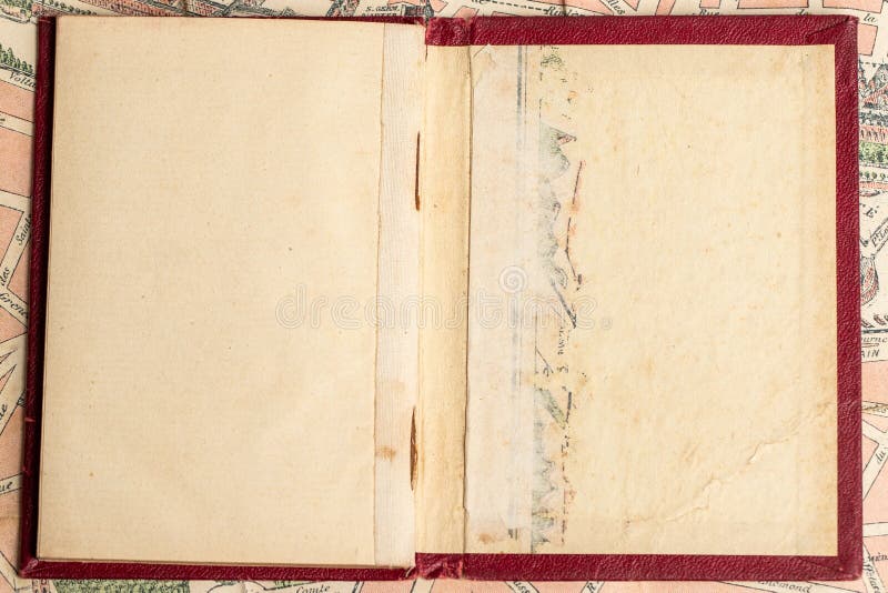 Inside Binding of an Old Book Stock Image - Image of vintage, book ...