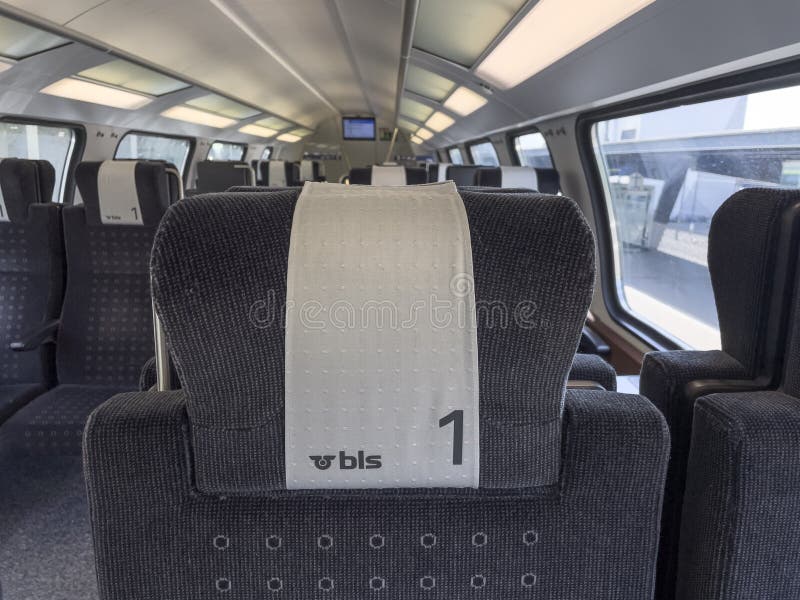 Inside of the BLS RABe 515 026 â€“ Double-decker Train â€œMUTZâ€ at the ...