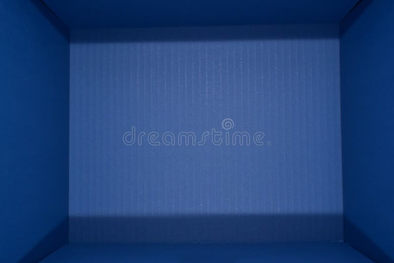 Inside Blue Carton Box Background Cardboard Texture Design Stock Photos ...