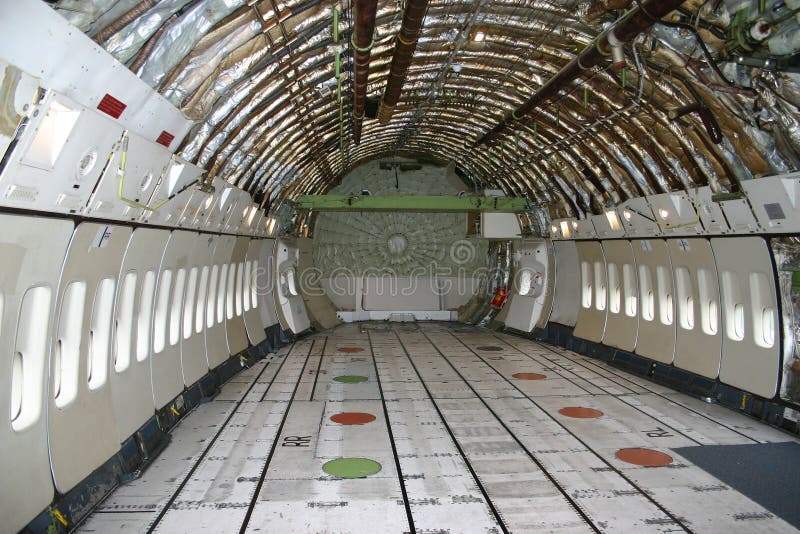 Inside a Boeing 747 stock image. Image of pressure, seat - 4176849
