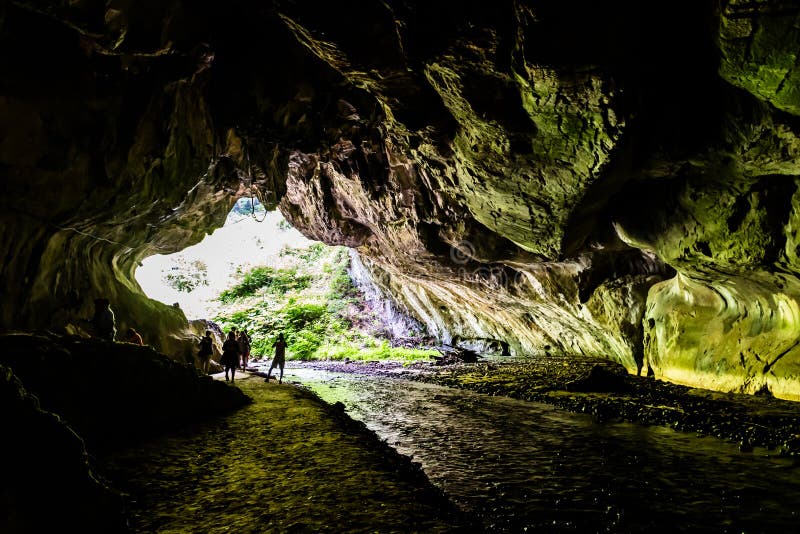 Inside of the Bolii Cave stock image. Image of landscape - 256175411