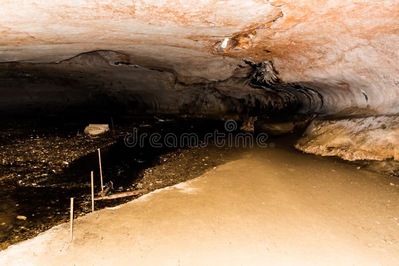 Inside of the Bolii Cave stock photo. Image of landscape - 256175538