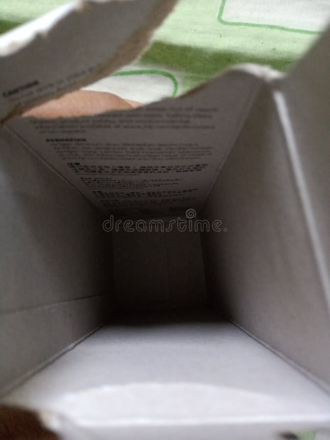 Inside box paper stock photo. Image of furniture, brand - 223088518