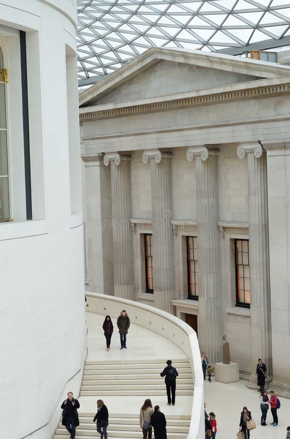 Inside the British Museum Main Hall Editorial Photography - Image of ...