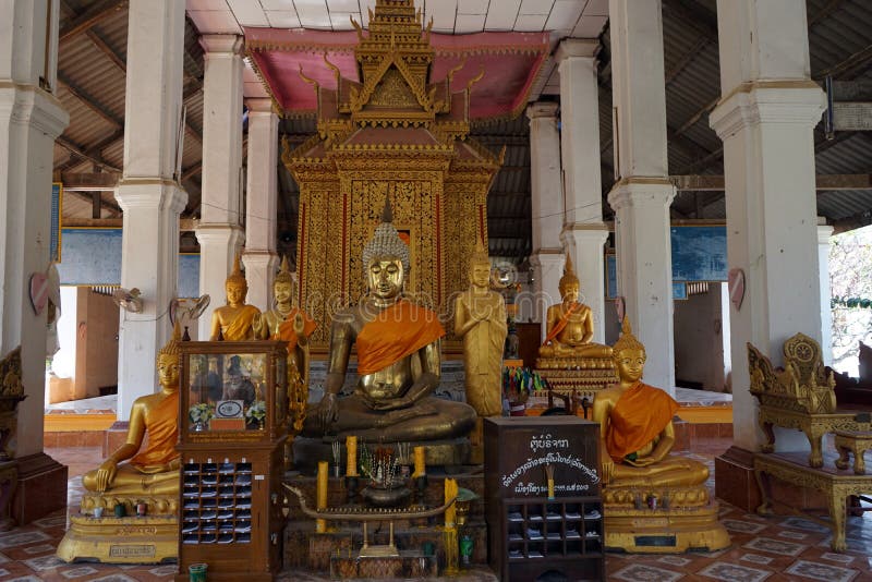 Inside buddhist temple editorial photo. Image of buddhist - 85125036