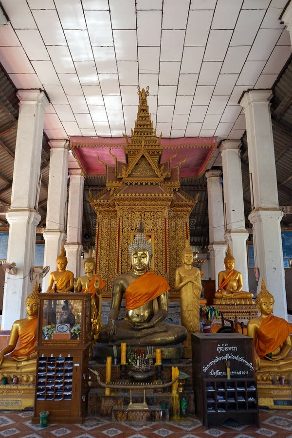 Inside buddhist temple editorial photo. Image of religion - 85129051