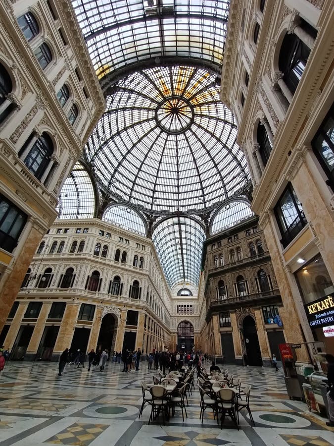 Inside the Building of Galeria Naples Editorial Image - Image of ...