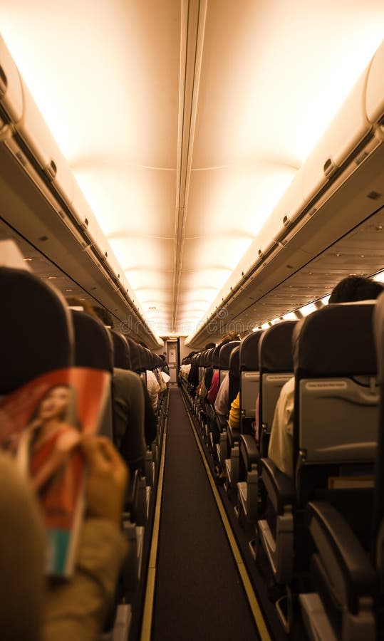 Inside the cabin. stock image. Image of light, aircraft - 29372867