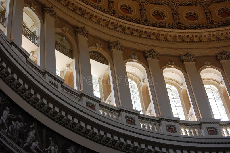 Inside The Rotunda In The Idaho State Capitol Stock Photo - Image of ...